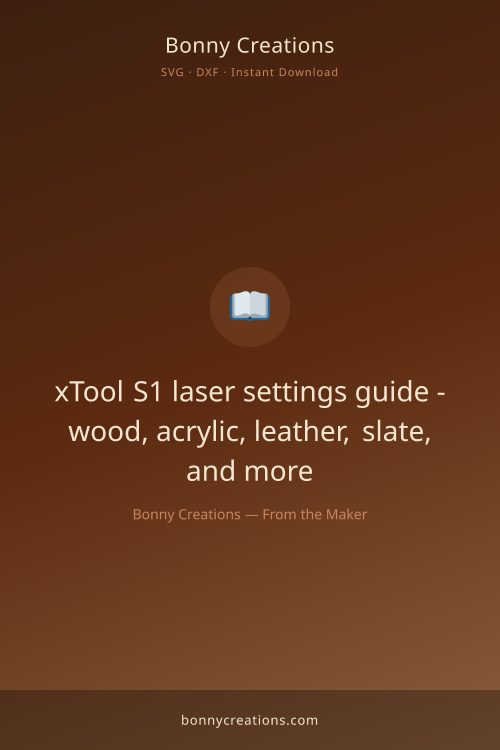 xTool S1 laser settings guide - wood, acrylic, leather, slate, and more ...